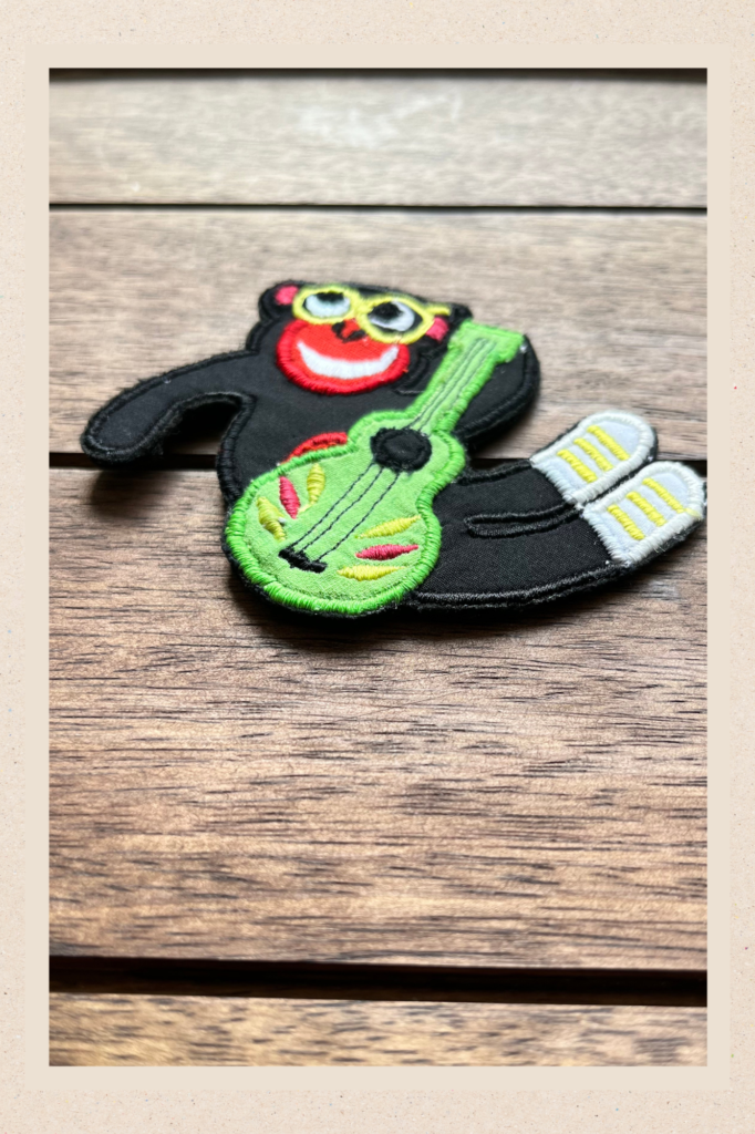 Rockstar Monkey Guitarist Magnet – Handcrafted | Bath Towel & Fridge ...